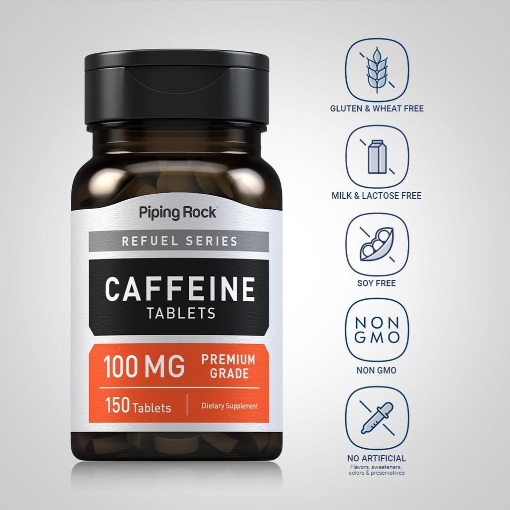 150 count caffeine tablets for convenience