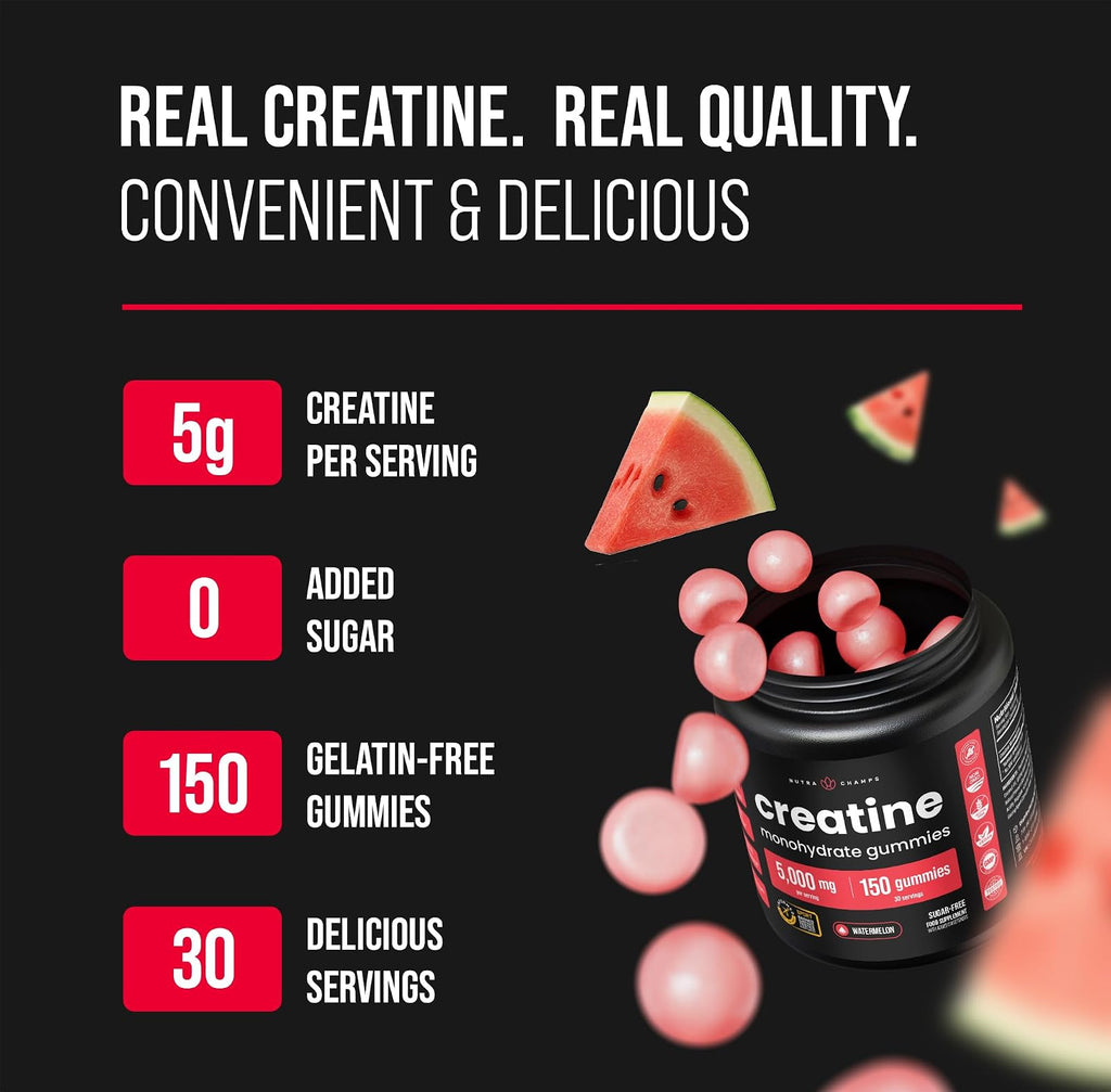 150 count creatine gummies for athletes