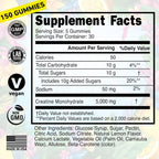150 count creatine monohydrate supplement