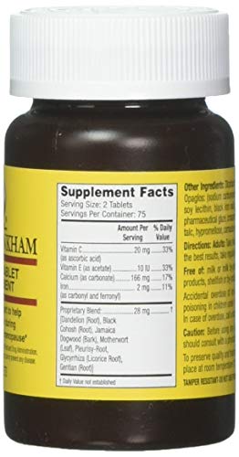 150 count Lydia Pinkham tablets