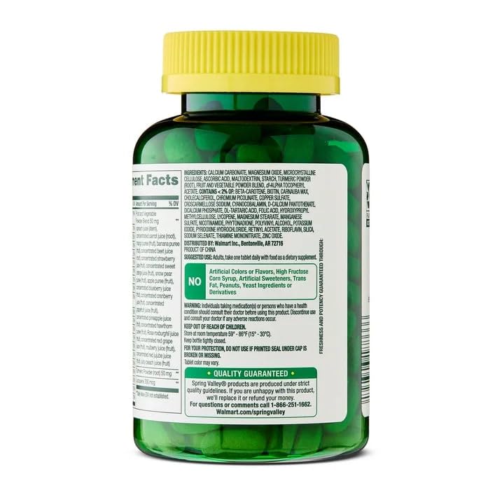 150 count multivitamin tablets