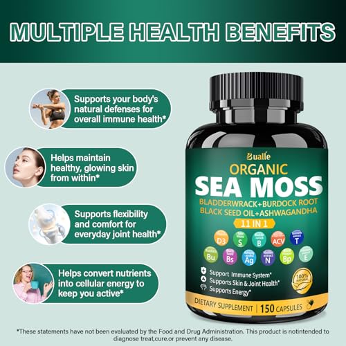 150 count sea moss capsules