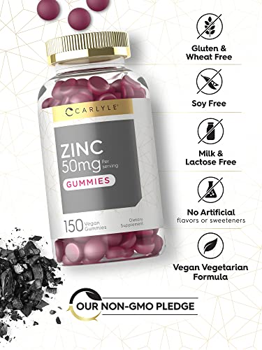 150 count zinc gummies pack
