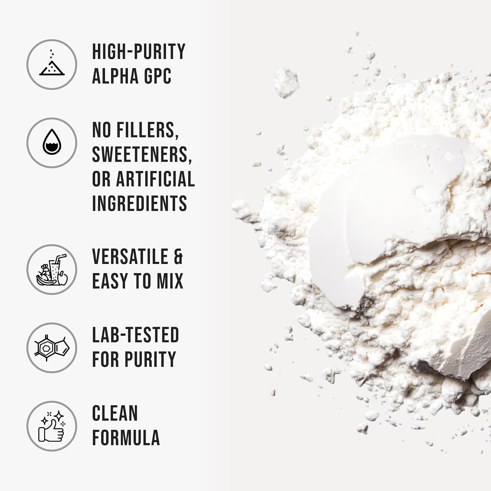 150 g Alpha GPC for mental clarity