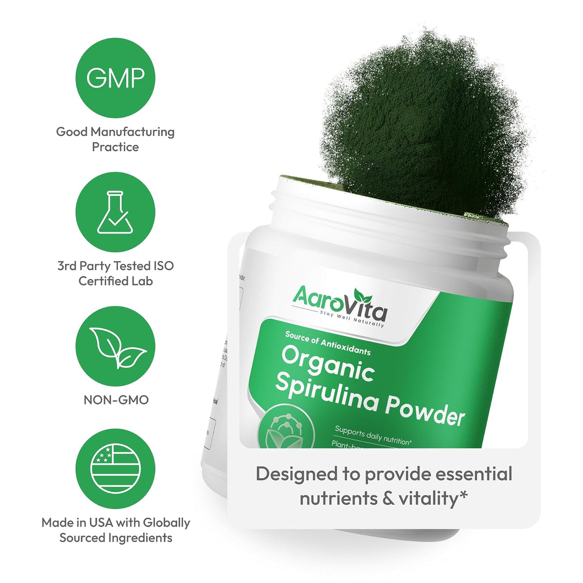 150 g spirulina for daily nutrition
