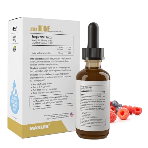 150 mcg iodine drops for energy