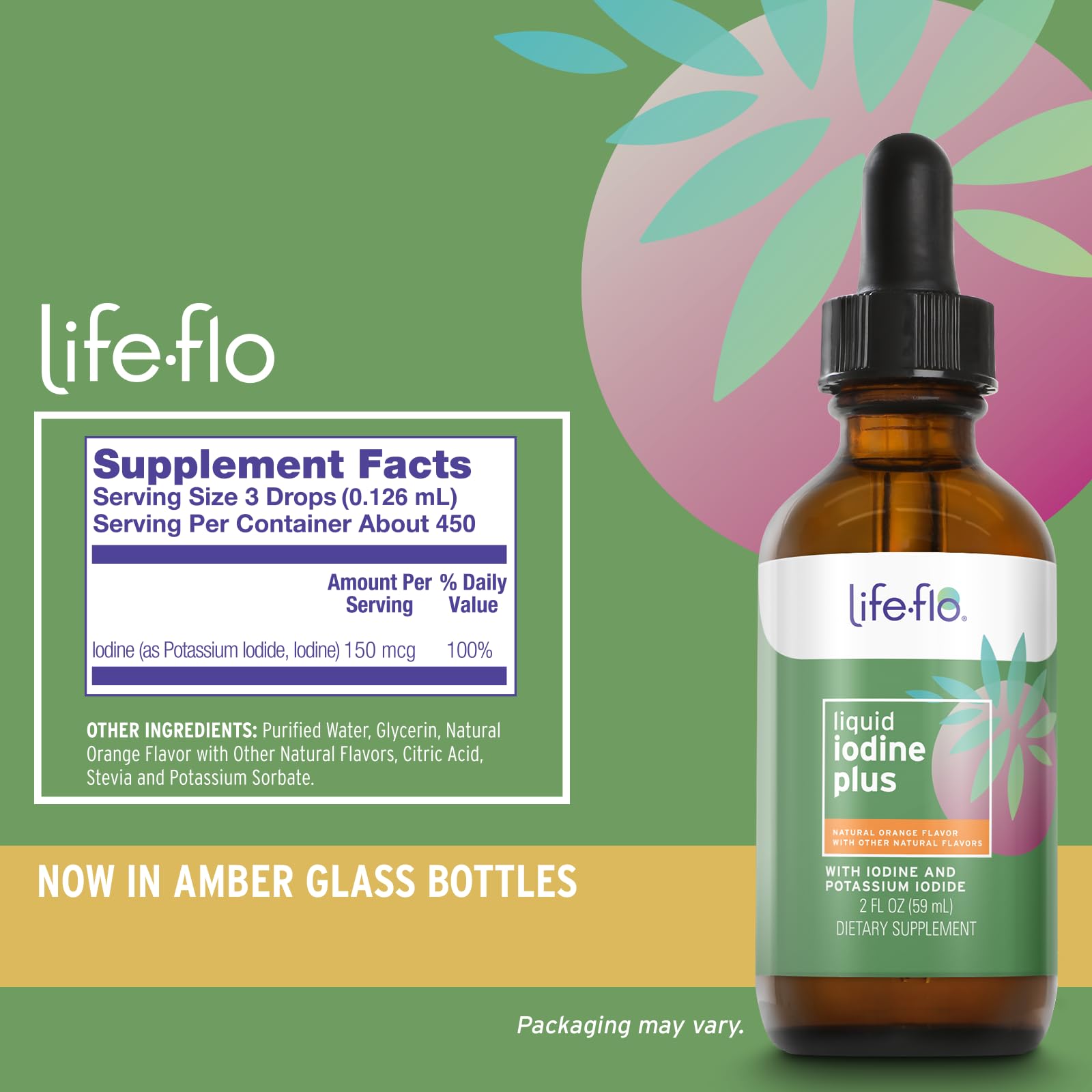 150 mcg iodine for thyroid support