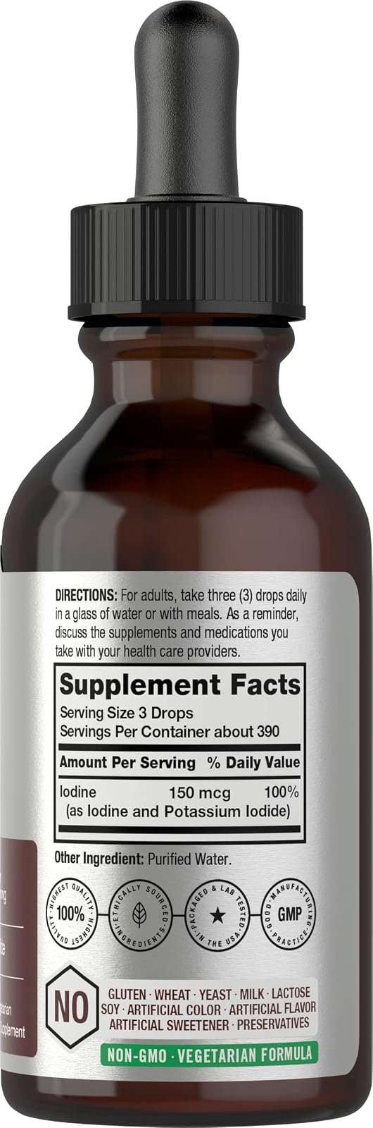 150 mcg iodine supplement for health