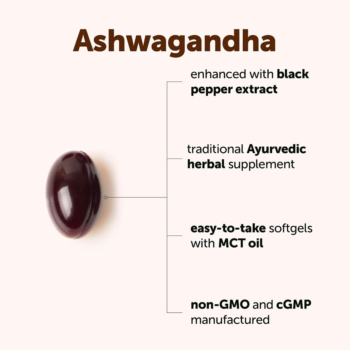 150 mg Ashwagandha with black pepper benefits