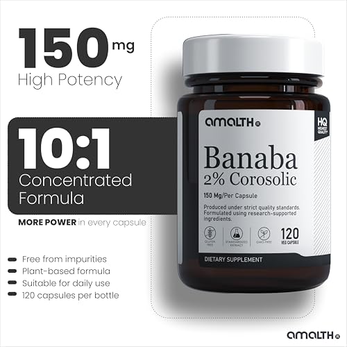 150 mg Banaba leaf extract capsules