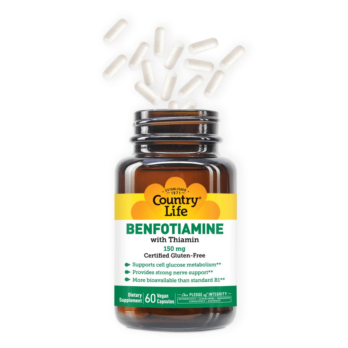 150 mg benfotiamine for energy support
