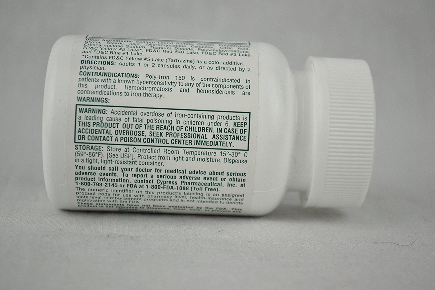 150 mg iron bisglycinate capsules