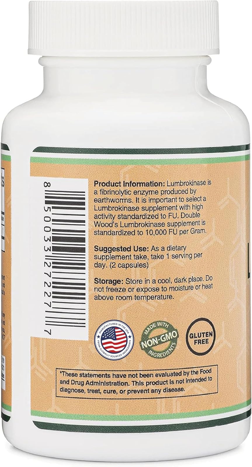 150 mg lumbrokinase capsules for digestive wellness