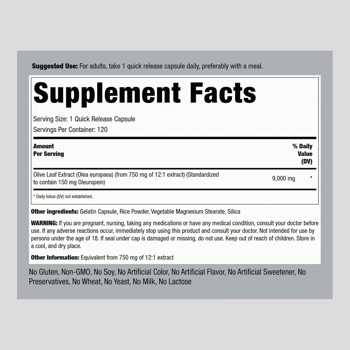 150 mg olive leaf health benefits