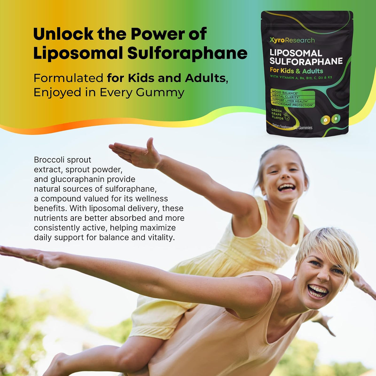 150 mg sulforaphane multivitamin gummies