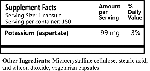 150 mg vegetarian potassium supplement