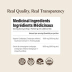 150 servings of cordyceps mushroom powder