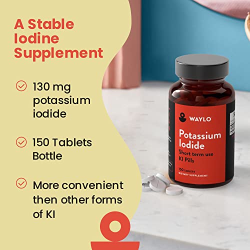 150 tablets of potassium iodide