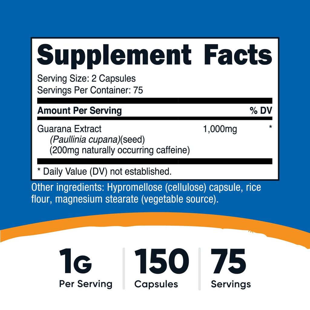 150 vegetarian capsules for energy