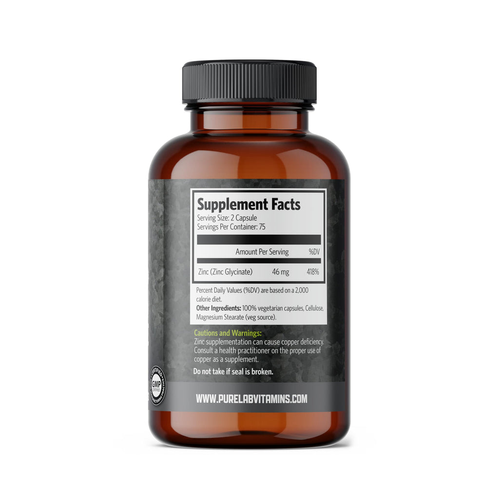 150 vegi-caps zinc benefits