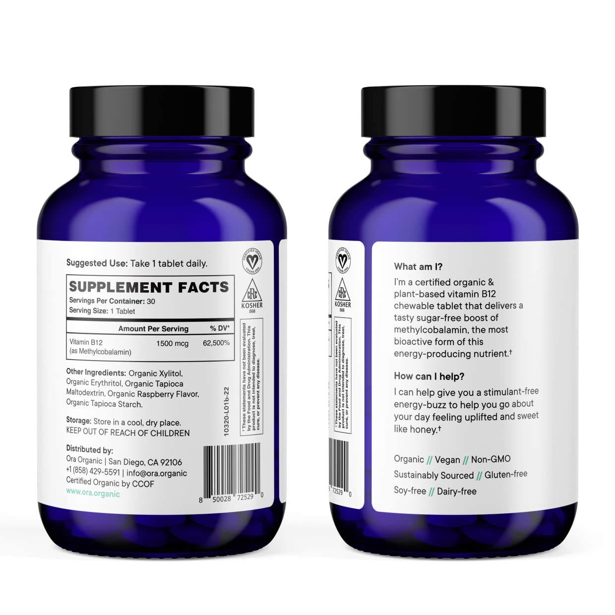 1500 mcg vitamin B12 for energy