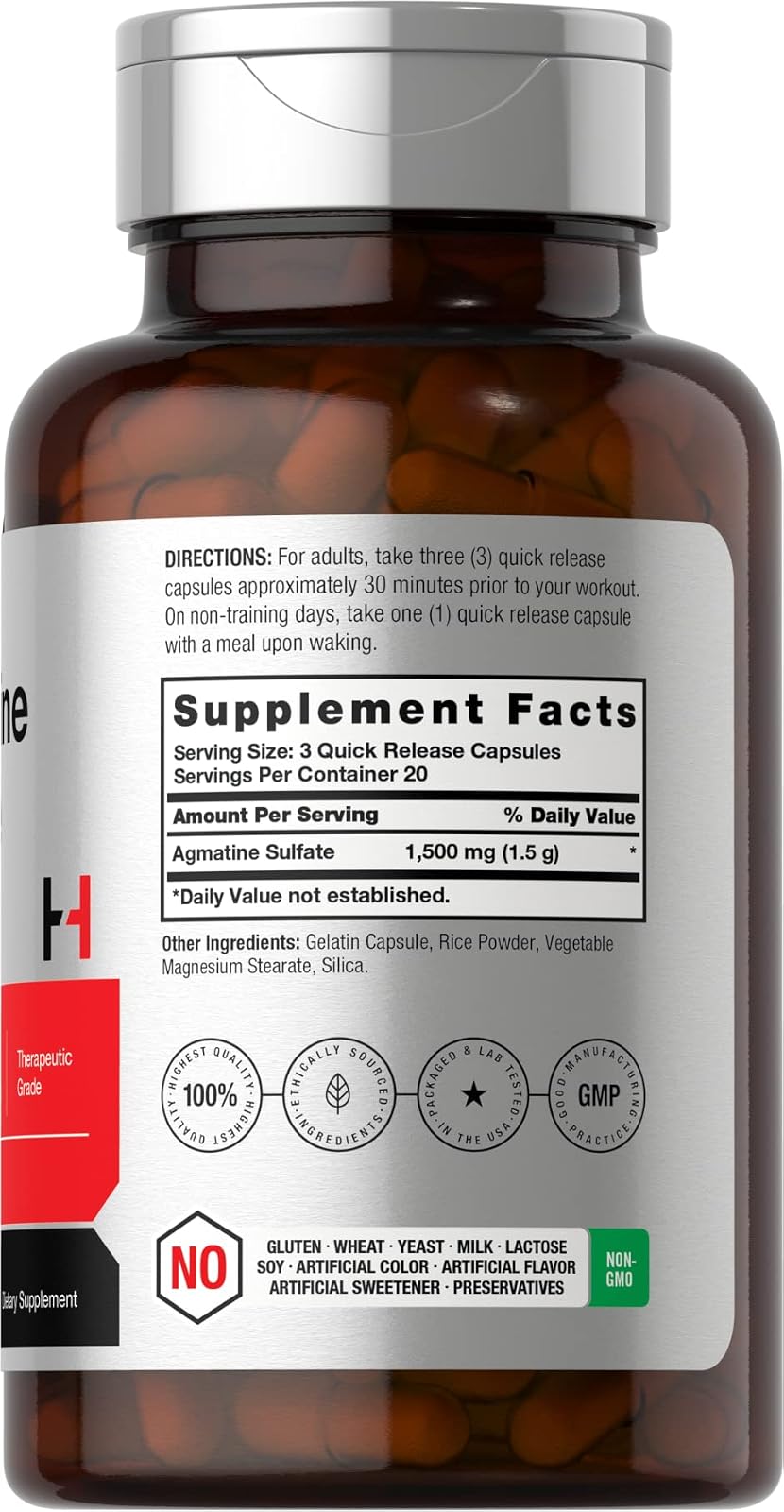 1500 mg Agmatine supplement benefits