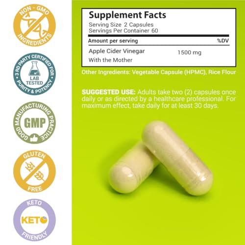 1500 mg apple cider vinegar benefits