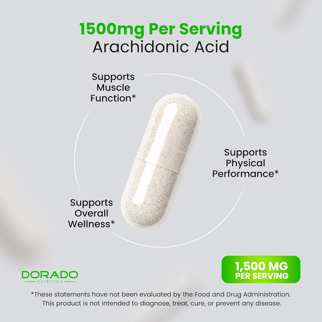 1500 mg Arachidonic Acid capsules