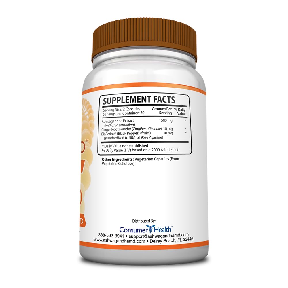 1500 mg ashwagandha health support