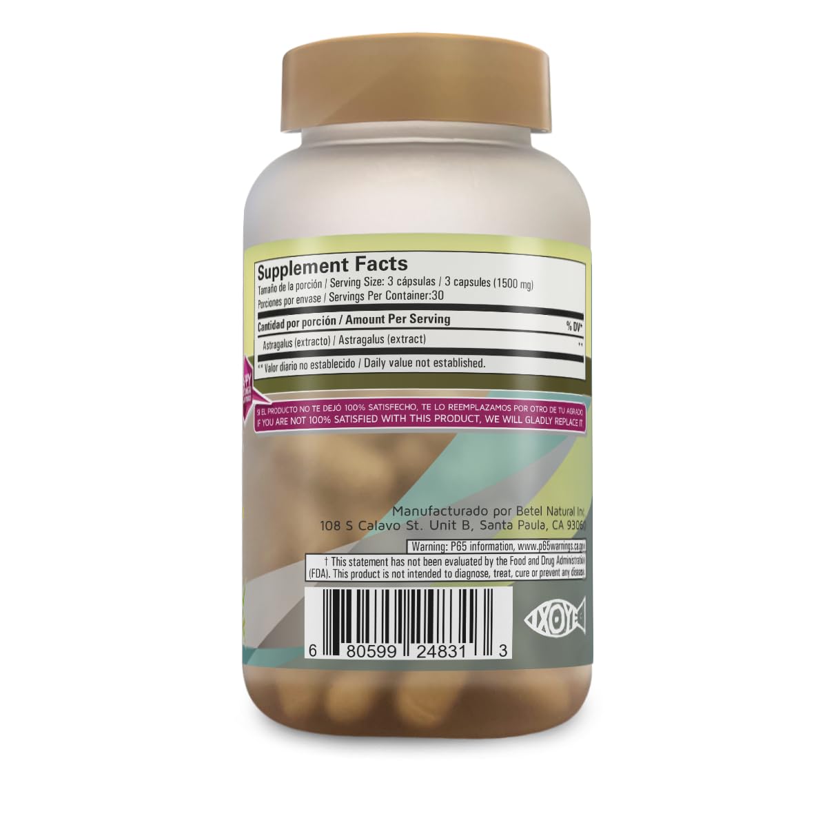 1500 mg astragalus antioxidant support