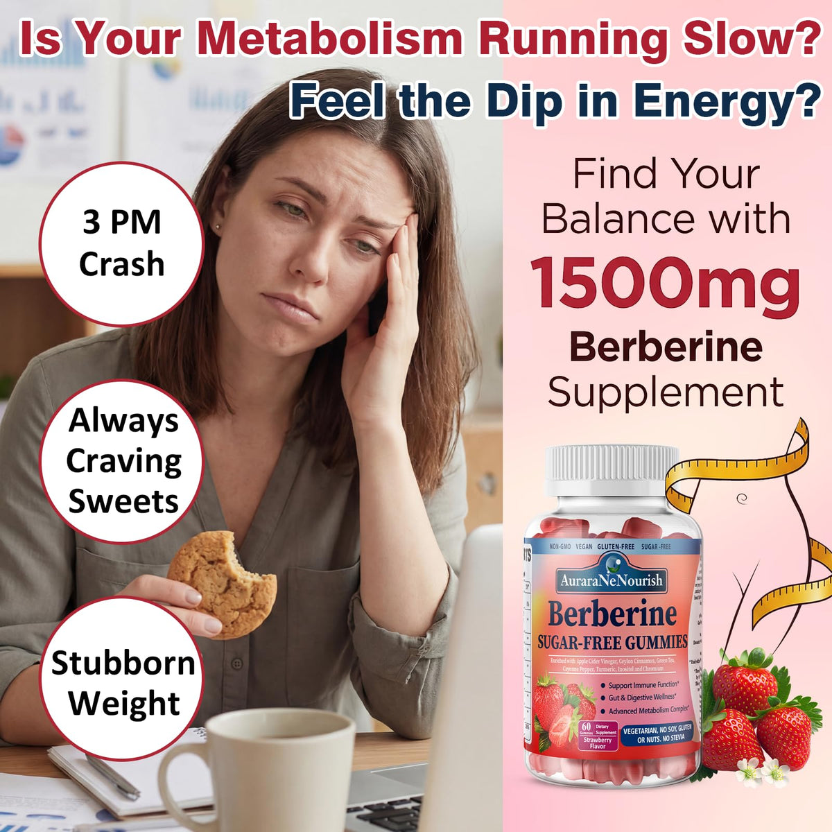 1500 mg Berberine supplement for health