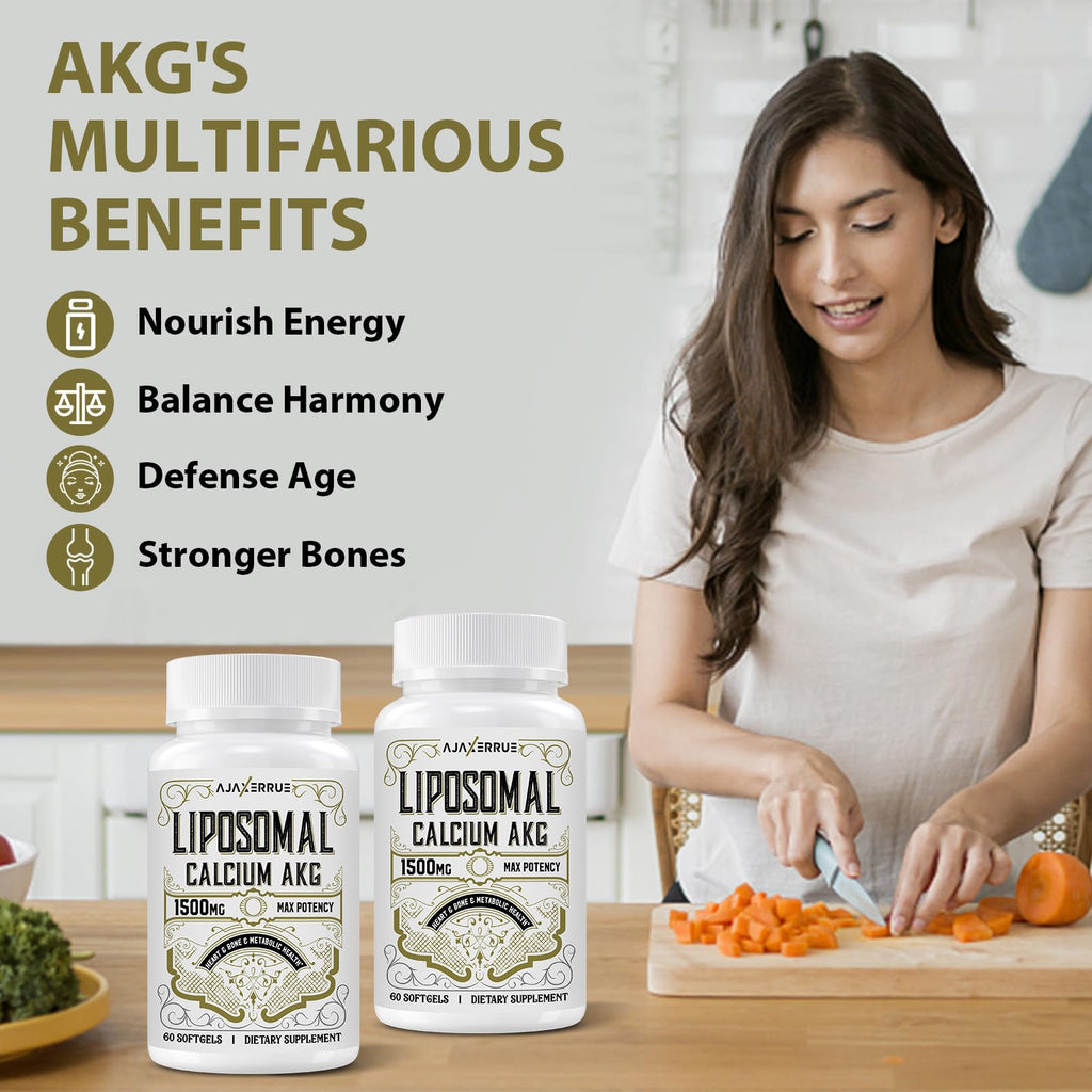 1500 mg calcium AKG dosage