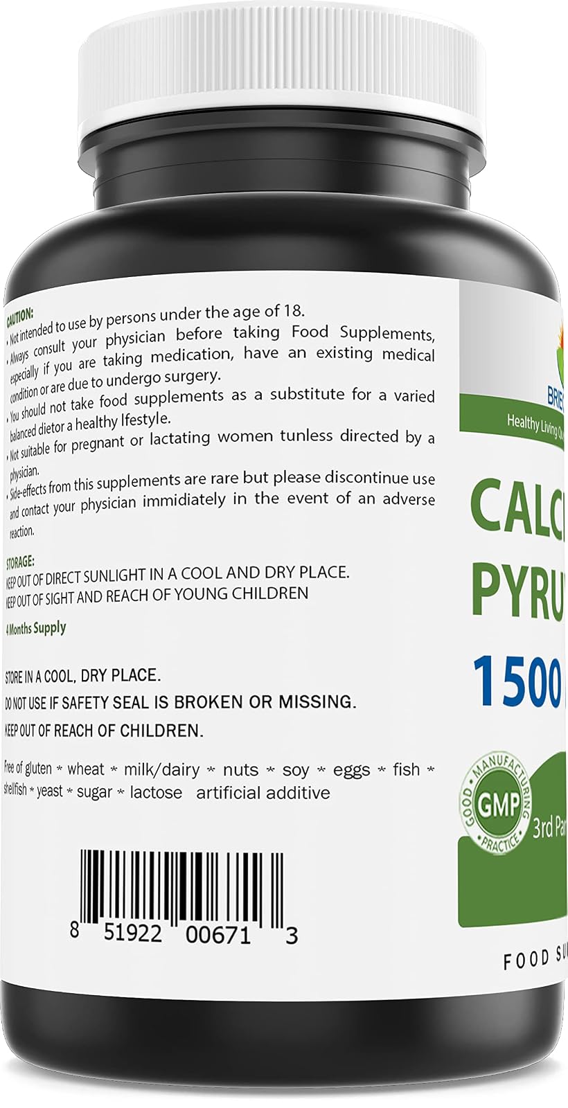 1500 mg calcium pyruvate for weight loss
