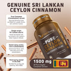 1500 mg Ceylon cinnamon daily dose