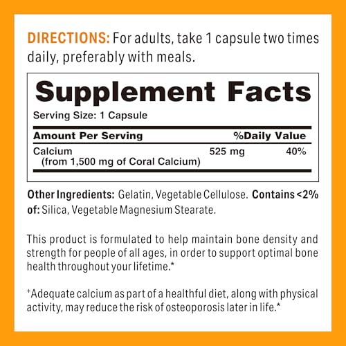 1500 mg coral calcium benefits