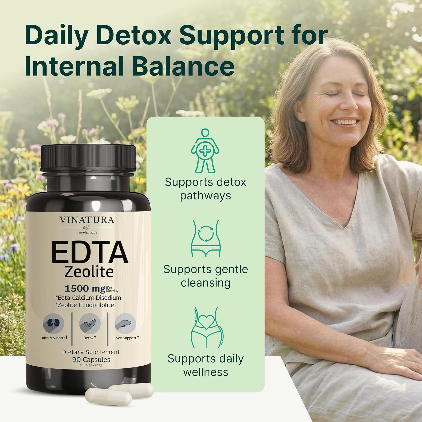 1500 mg EDTA Calcium Disodium benefits