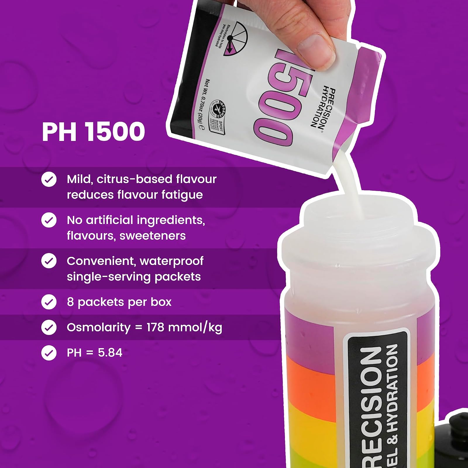1500 mg electrolyte powder for hydration