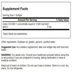 1500 mg garlic oil for immune support