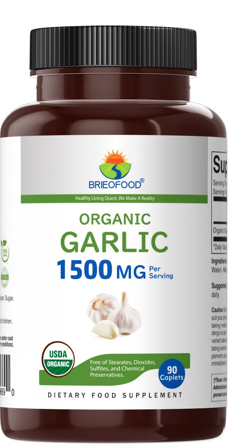 1500 mg garlic vegetarian tablets