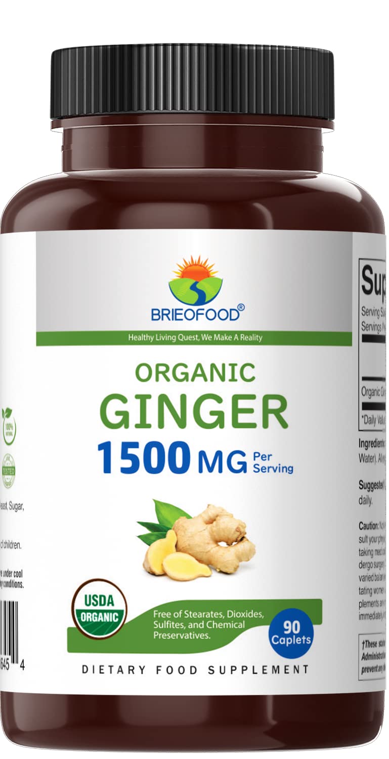 1500 mg ginger supplement for wellness