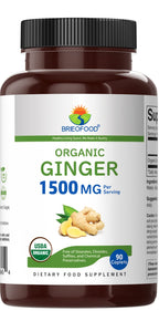 1500 mg ginger supplement for wellness