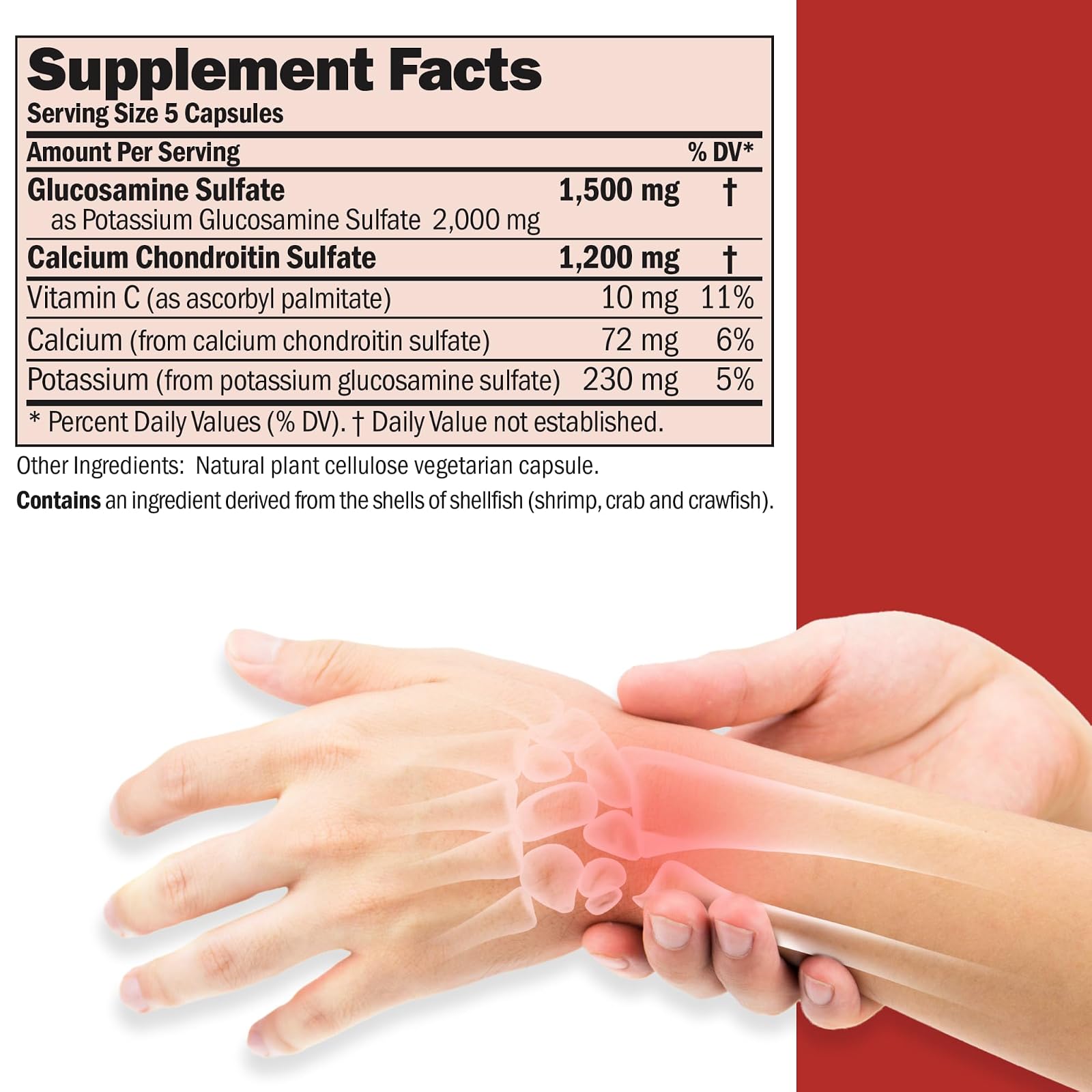 1500 mg glucosamine capsules benefits