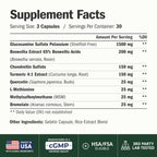 1500 mg glucosamine capsules for mobility
