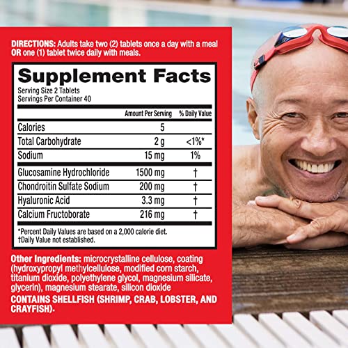 1500 mg glucosamine chondroitin tablets