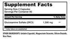 1500 mg glucosamine for joint health