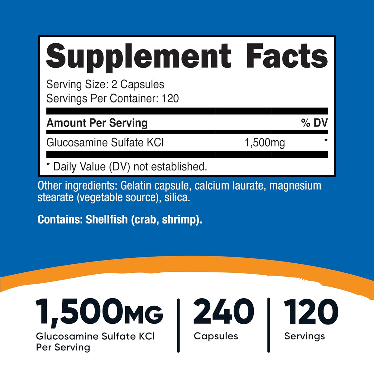 1500 mg glucosamine for joint health