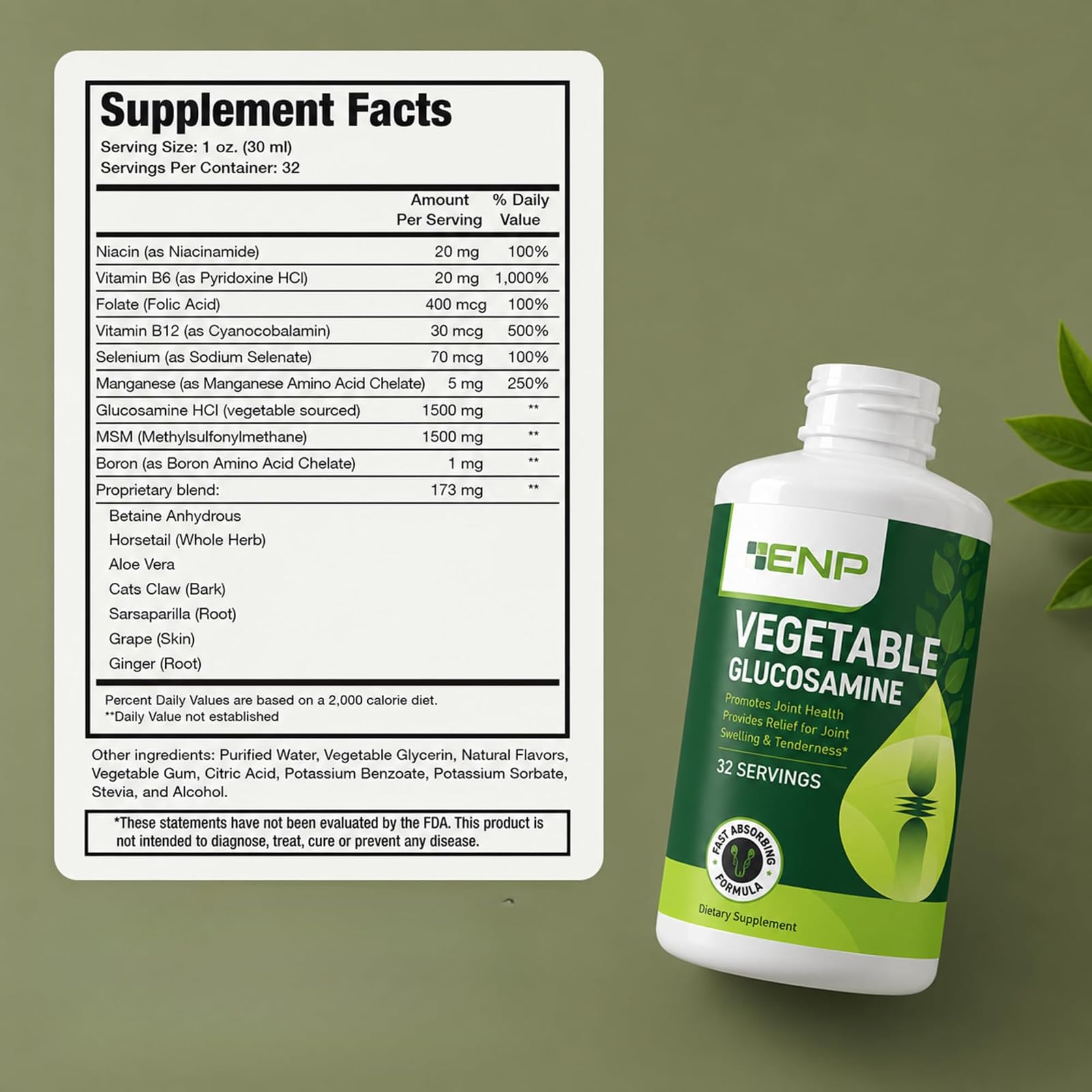1500 mg glucosamine for mobility support
