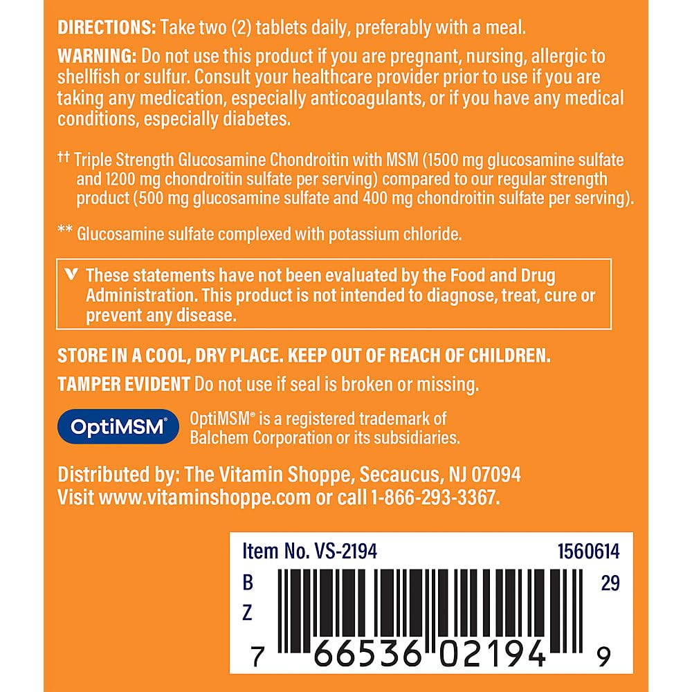 1500 mg glucosamine for mobility
