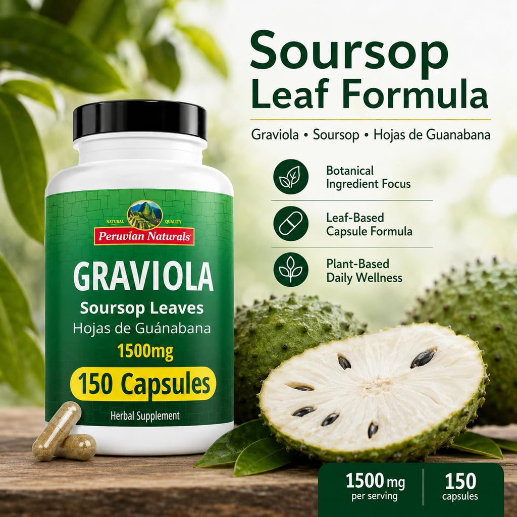 1500 mg Graviola Soursop vitamin A