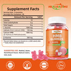 1500 mg HMB gummies for muscle support